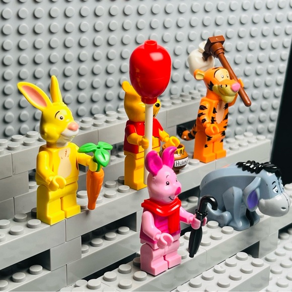 Toys | Winnie The Pooh Tigger Piglet Rabbit Custom Minifigures Lot Of 5 ...